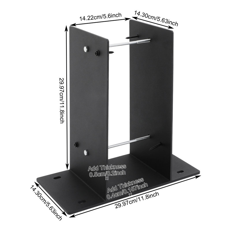 YXSUN Post Support Anchor Base | Wayfair